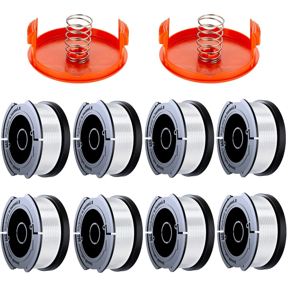 6/8pcs Grass Trimmer Spool Nylon Trimmer Line Spool 9.14m AF-100-3ZP ...