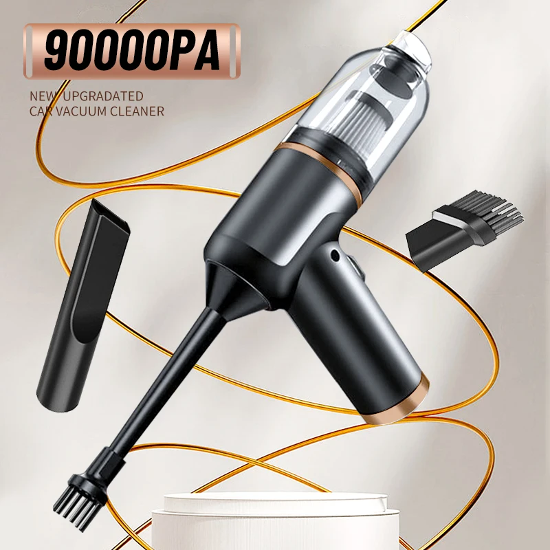 Car Vacuum Cleaner Strong Suction Portable Cordless Handheld Auto ...