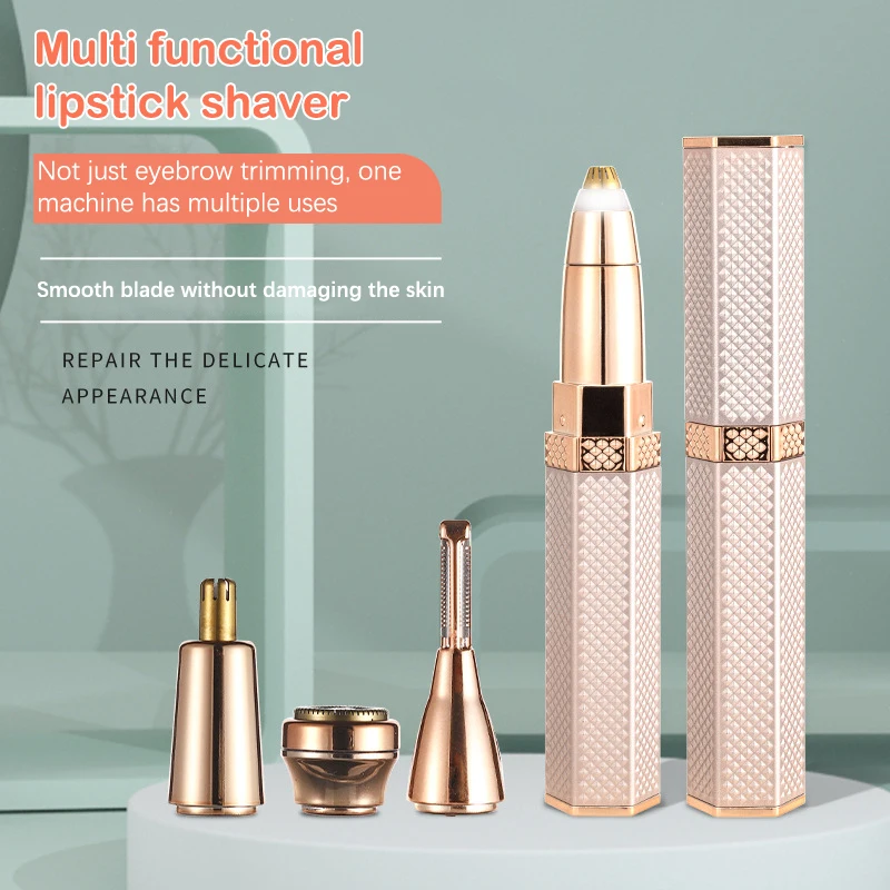 4-In-1-Electric-Eyebrow-Trimmer-Women-Painless-Epilator-Depilator-Hair ...