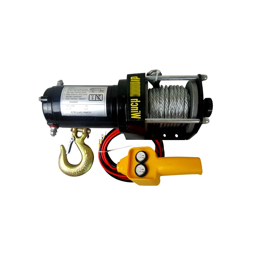 12V-24V-48V-60V-4000-lbs-4500-lbs-electric-winch-small-car-crane ...