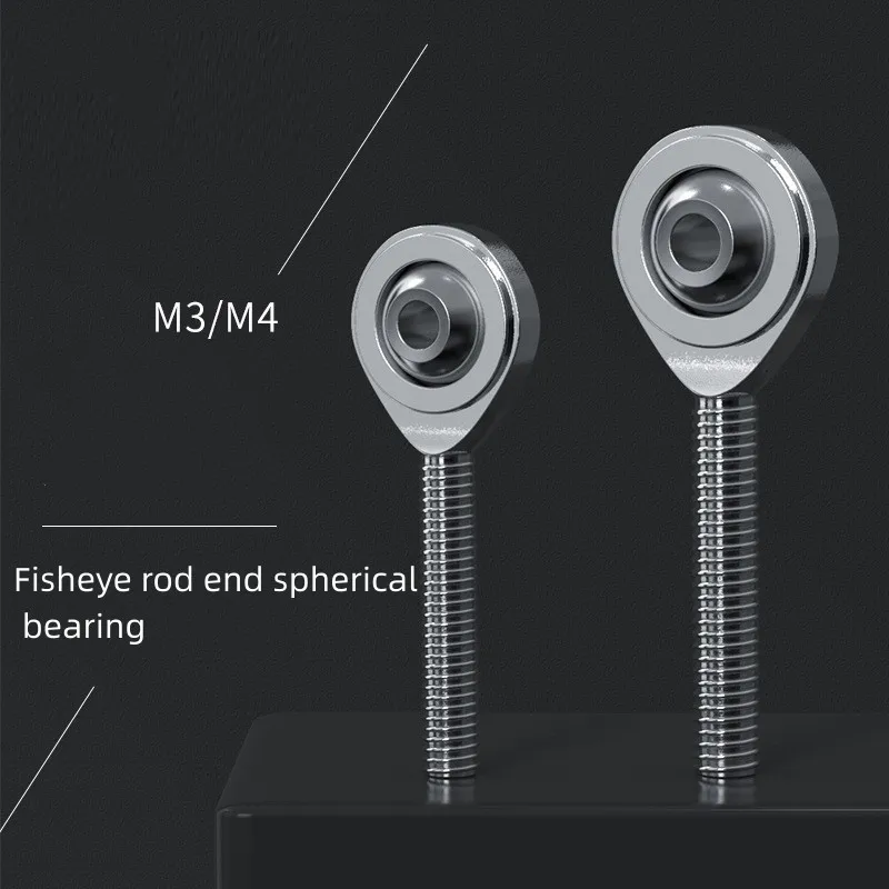5Ps 3D printing accessories M4/M3 threaded fisheye rod end bearing rod end joint SI4T/K SI3T/K ...