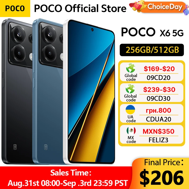 Global-Version-POCO-X6-5G-NFC-Snapdragon-7s-Gen-2-Smartphone-120Hz-Flow ...