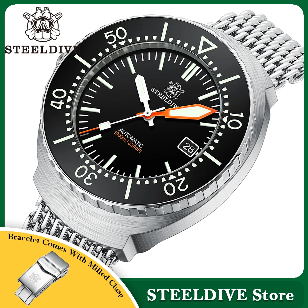 Steeldive-SD1989-One-Piece-Case-45MM-Mens-Diver-Watch-Automatic ...