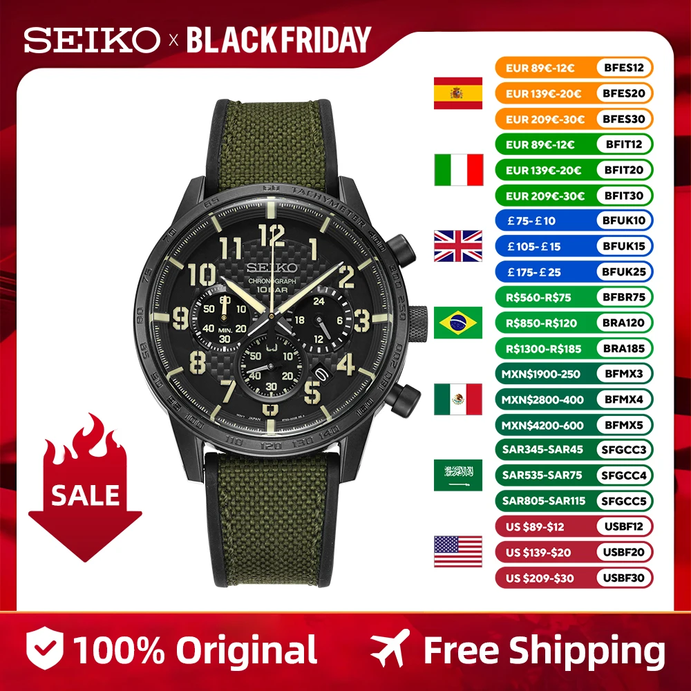 Seiko-Quartz-Stone-Men-s-Watch-Chronograph-Series-Japanese-Original ...