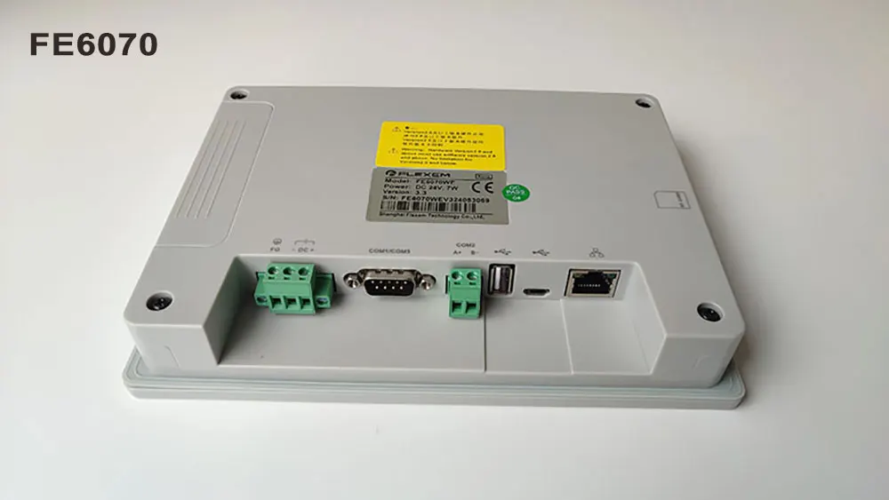FLEXEM FE6070W FE3370C FE6070C FE6070H FE6070WE 7 Inch HMI With Ethernet Human Machine Interface ...