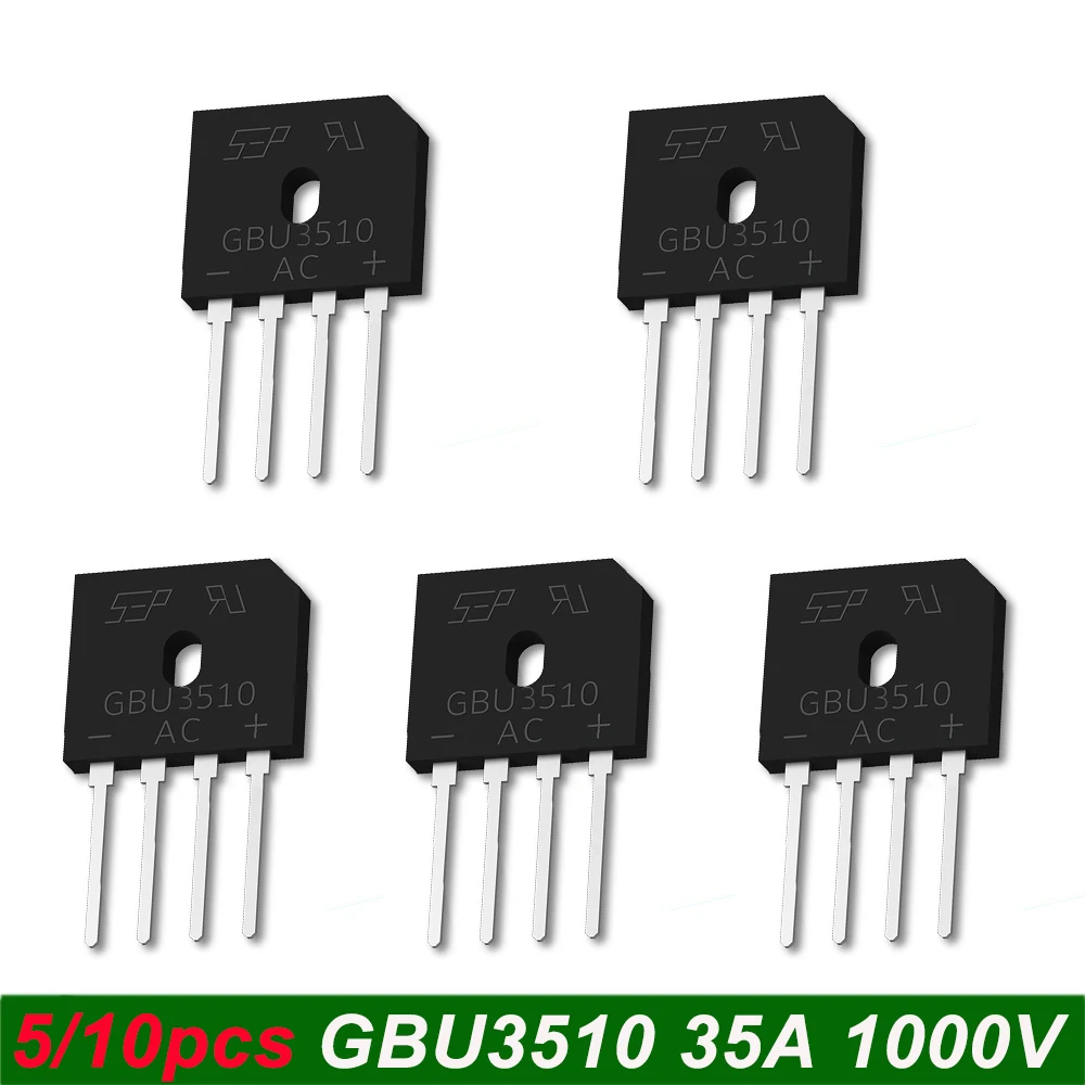 5/10pcs High-quality GBU3510 1000V 35A Rectifier Diode Electronic ...