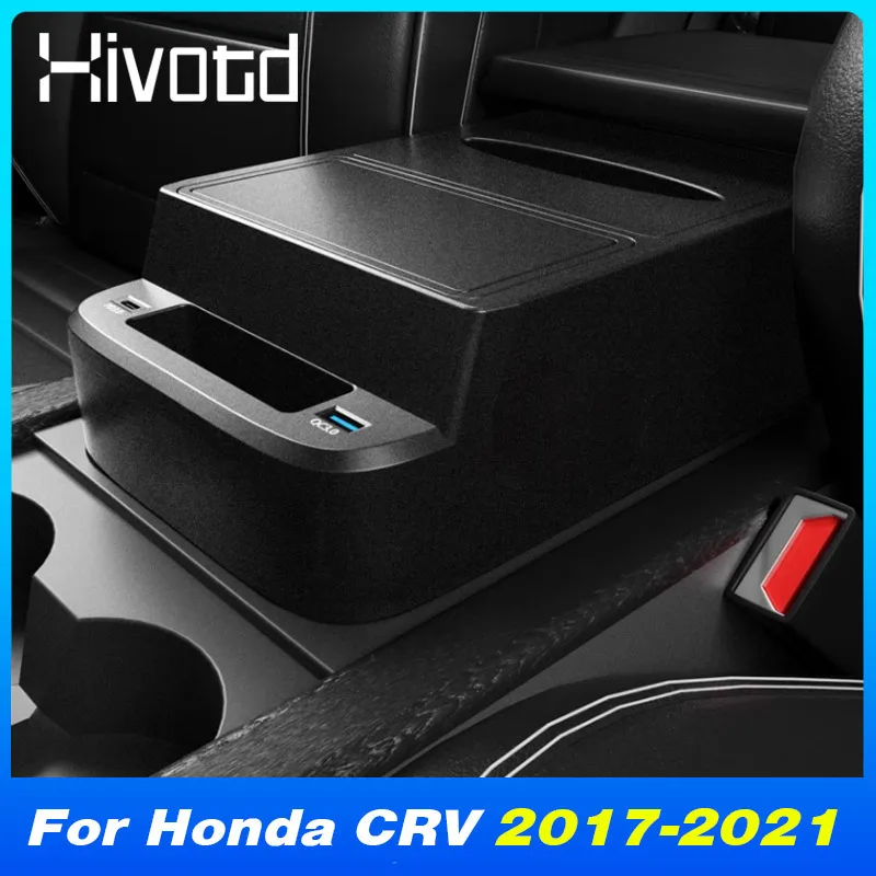 18W-Car-Center-Control-Armrest-Storage-Box-Parts-USB-TPYE-C-Fast-Cell ...