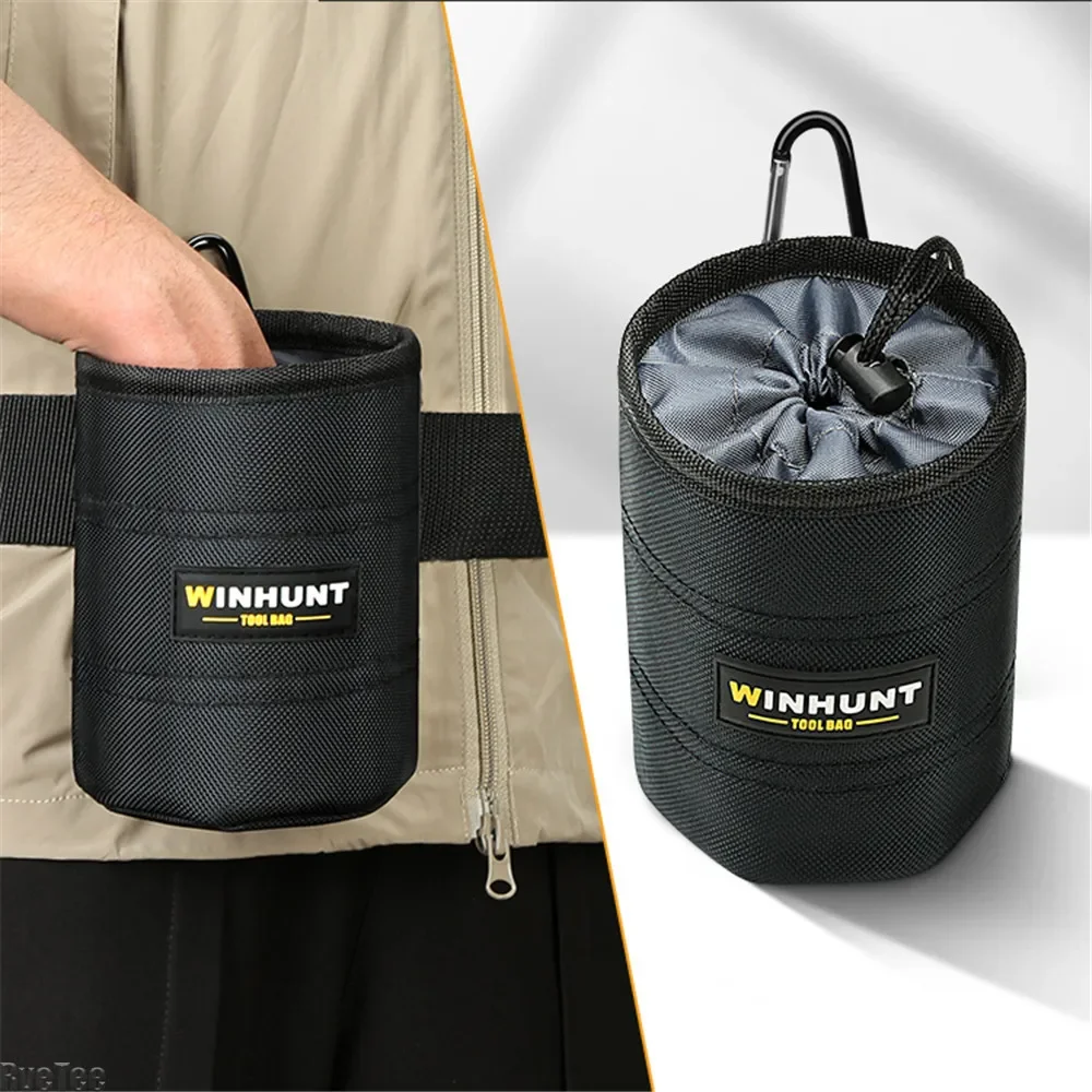 Cylinder-Nail-Screw-Storage-Bag-with-Buckle-Can-Tighten-Tool-Bag-for ...