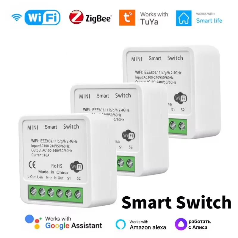 AUBESS-16A-Tuya-Wifi-Zigbee-Mini-Smart-Switch-2-Way-Control-Smart-Life ...