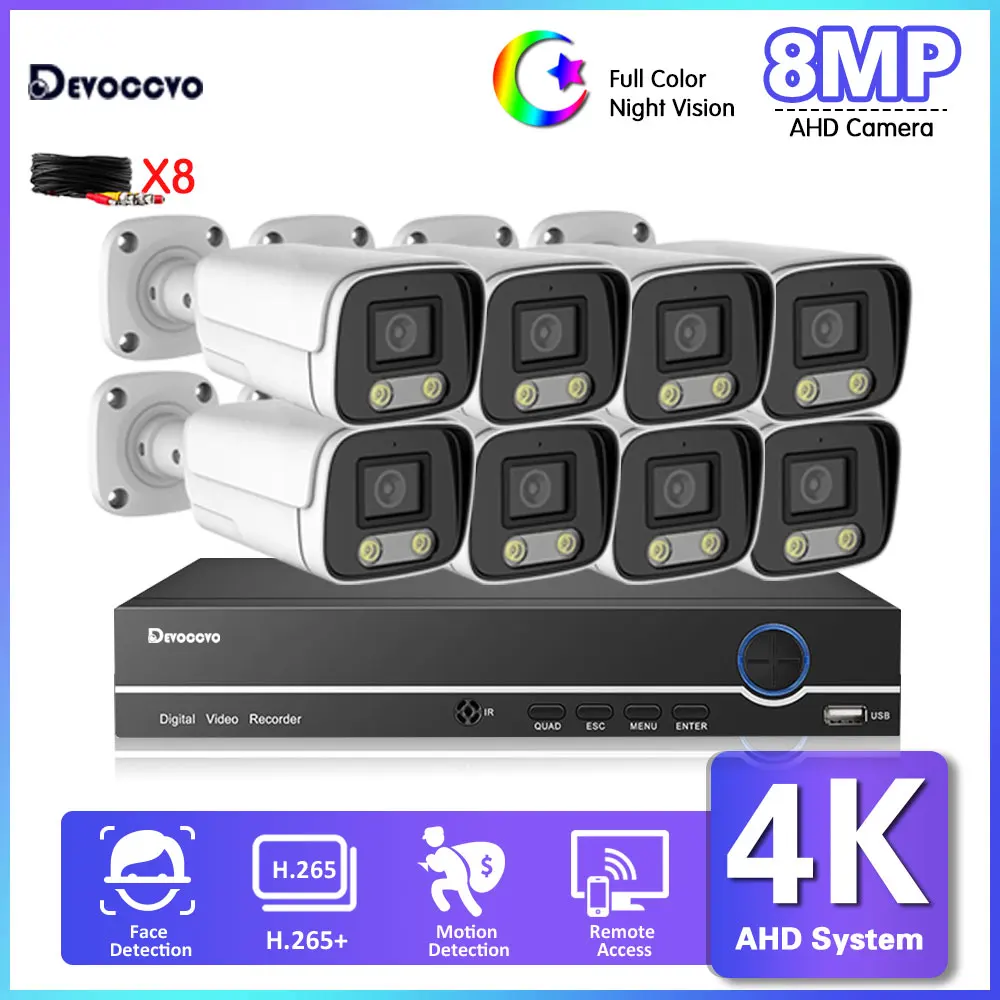 4K-AHD-CCTV-Camera-Security-System-Kit-8MP-8CH-DVR-Kit-Color-Night ...