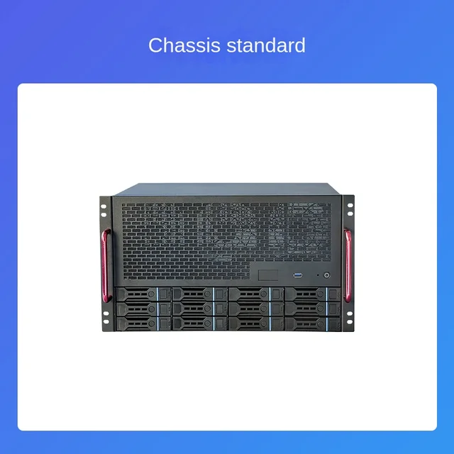 12 bay NAS chassis, ATX motherboard, ATX power supply, 8 full height ...