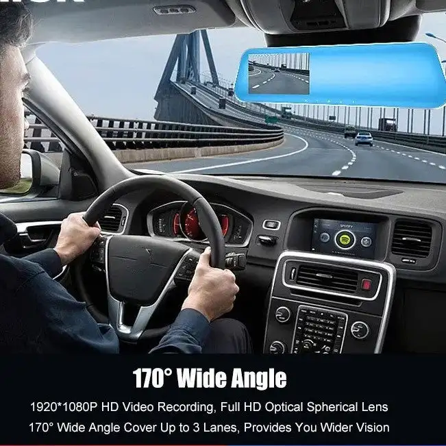 Car Dvr 5.5 Inch Full HD 1080P Dash Cam Ultra-Thin Touch Screen Camera ...
