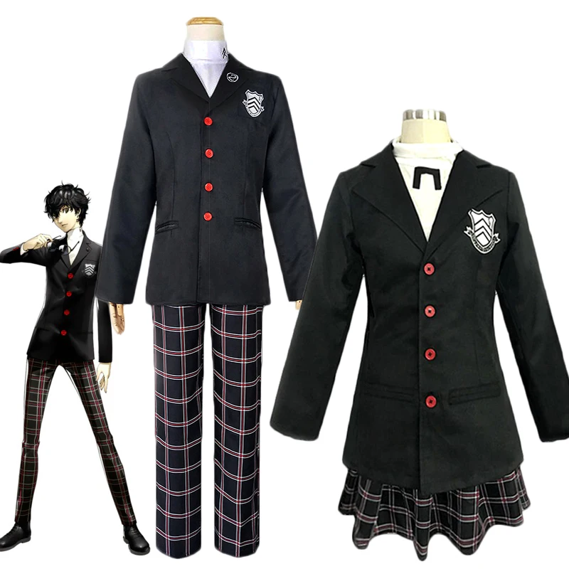 Anime Persona 5 Kasumi Yoshizawa Ren Amamiya School Uniform Cosplay ...