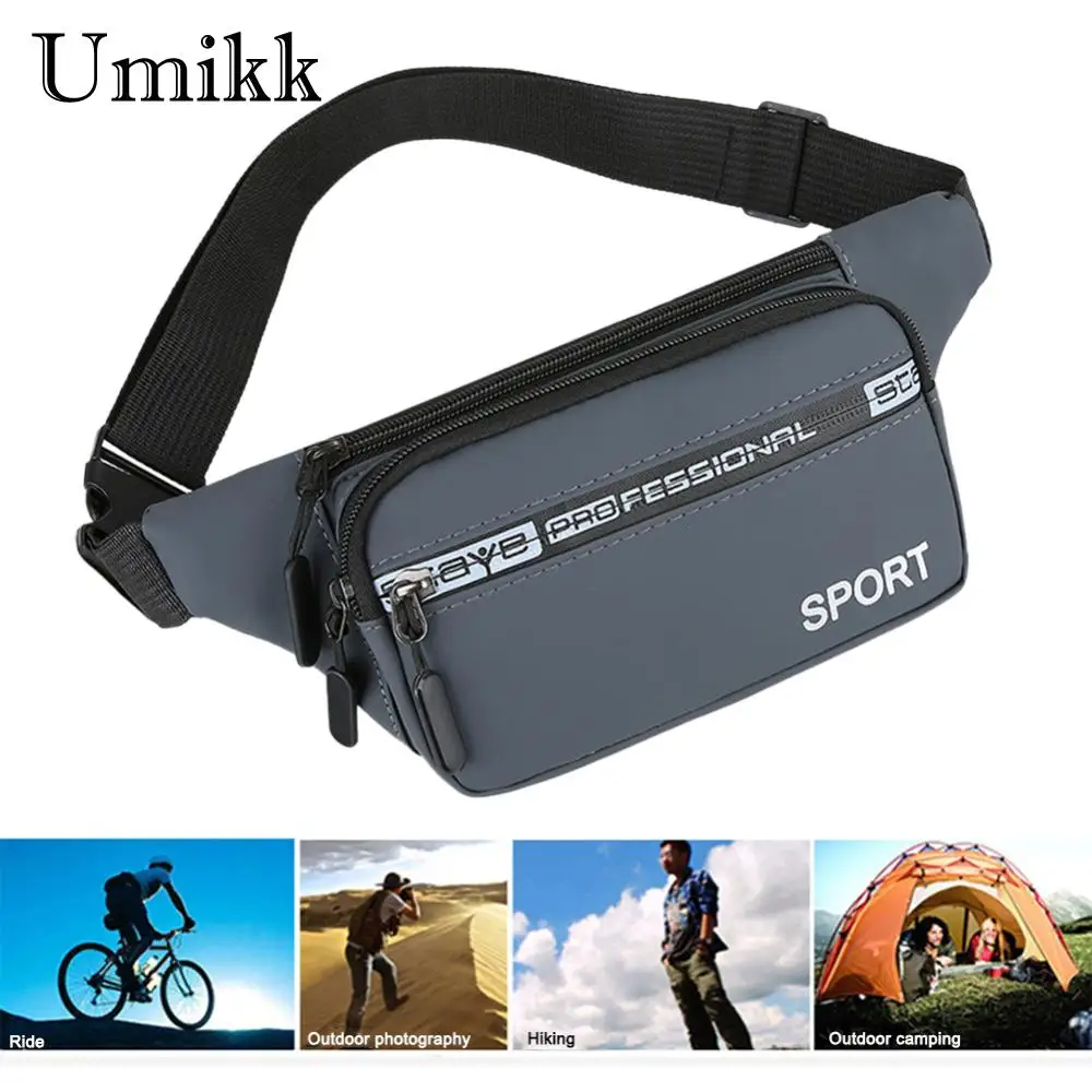 Outdoor-Sports-Belt-Bag-Waterproof-Running-Jogging-Belt-Pouch-PU ...