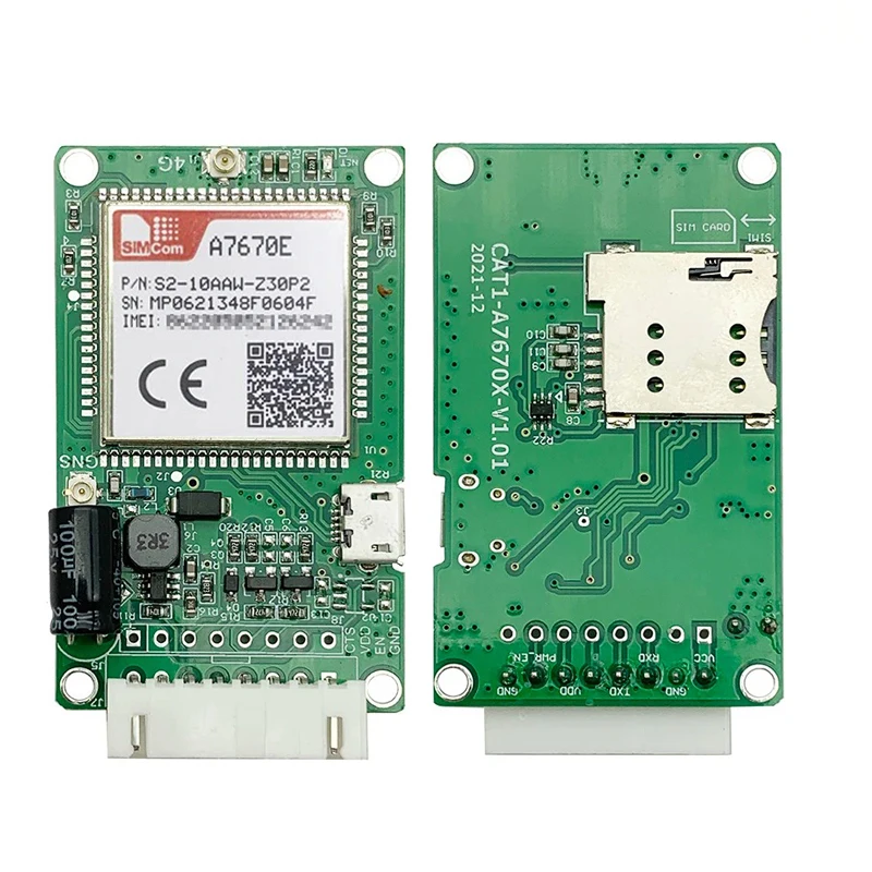 SIMCOM-A7670E-LTE-Cat1-Module-Core-Board-With-SIM-Card-Slot-For-Europe ...