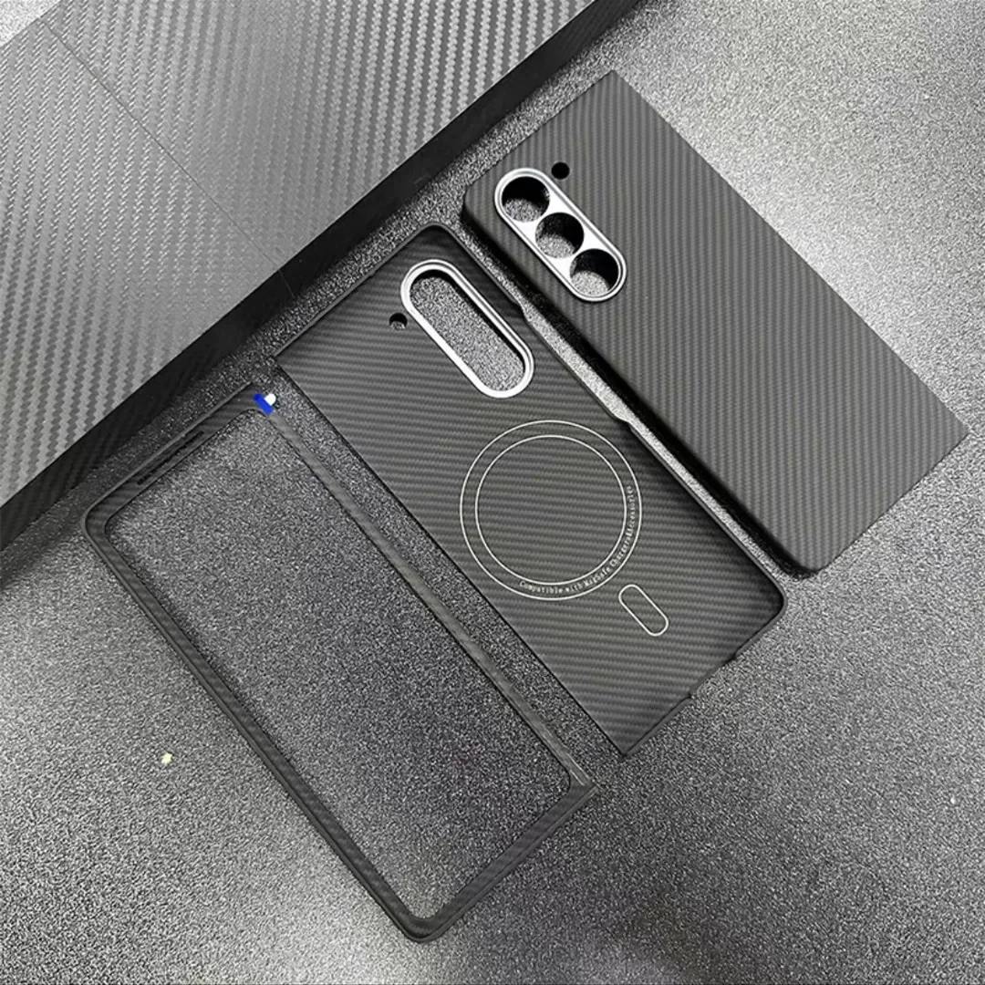 Genuine-Aramid-Carbon-Fiber-Magsafe-Case-for-Samsung-Galaxy-Z-Fold-6-5 ...