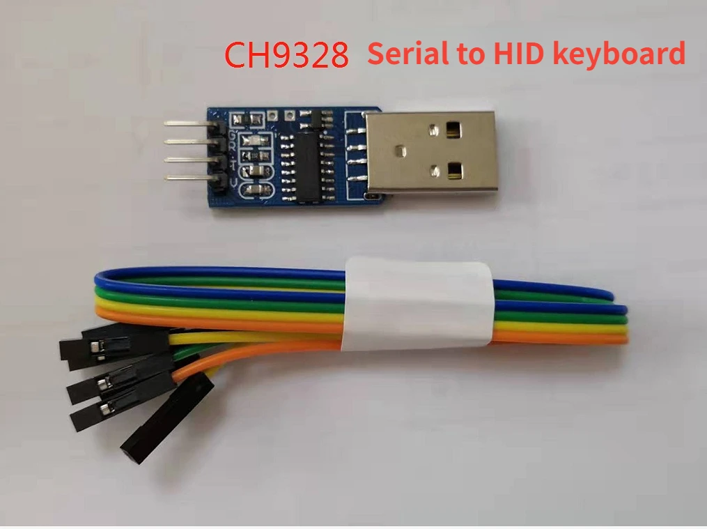 Puerto Serial a teclado HID, compatible con cualquier tecla, CH9328 SIN controlador, puerto ...
