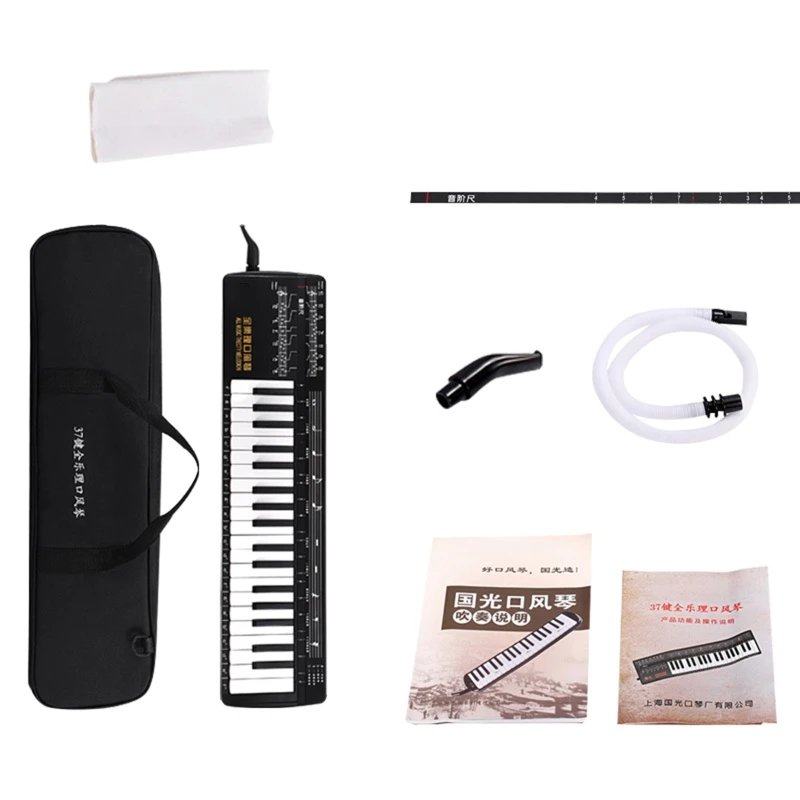 37 Keys Melodica Instrument Keyboard Melodica Air Piano with Soft Long ...