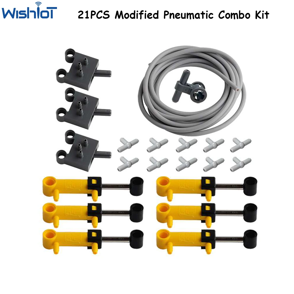 21PCS Modified Pneumatic Combo Kit 19475 Cylinders 47223 Switch 4697b T ...