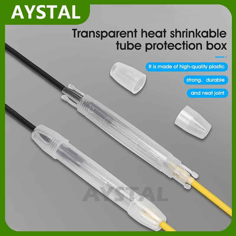 150Pcs Fiber Optic Fusion Protection Heat Shrinkable Tube Protection ...