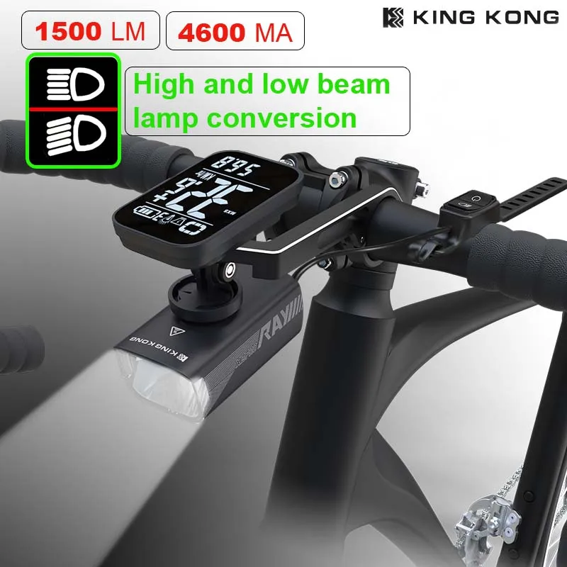 1500LM-Bicycle-Headlight-high-beam-LED-inverted-anti-glare-lamp-USB ...