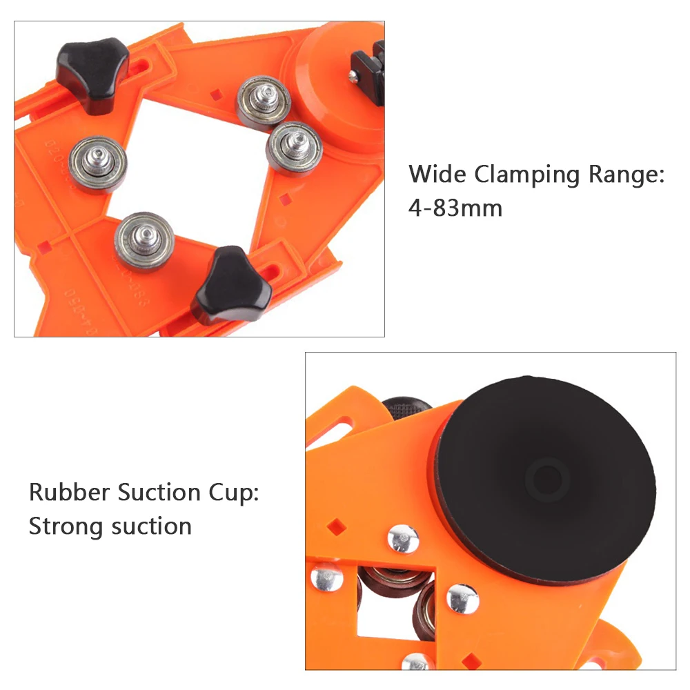 4-83 Mm-Es Cserépnyílás Lokátor Üvegcserepőlyuk Fűrész Útmutató Jig ...
