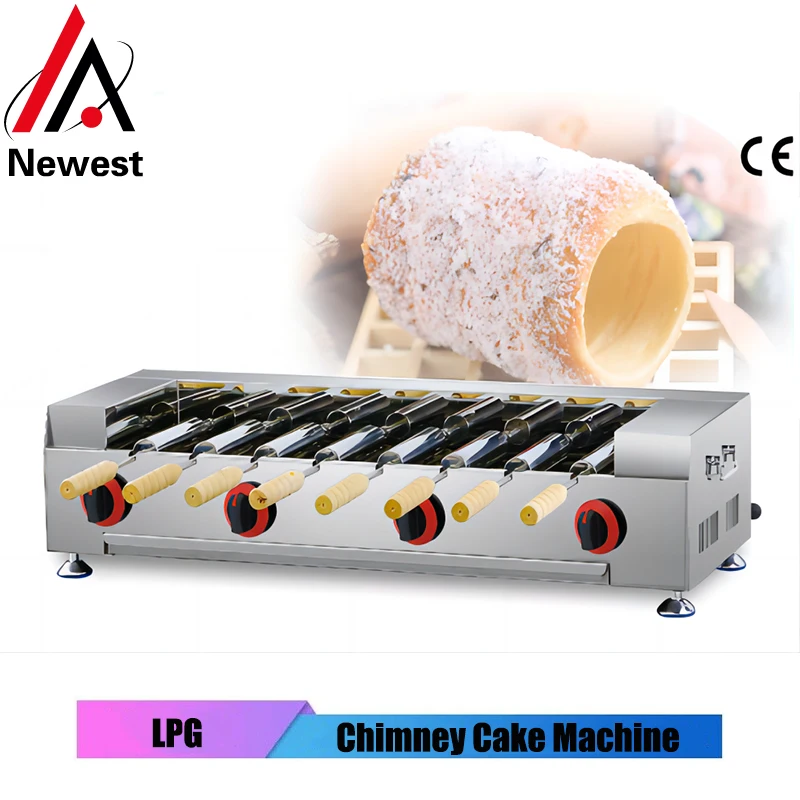 Electric Gas Chimney Cake Machine Kurtos Kalacs Equipment Ice Cream ...