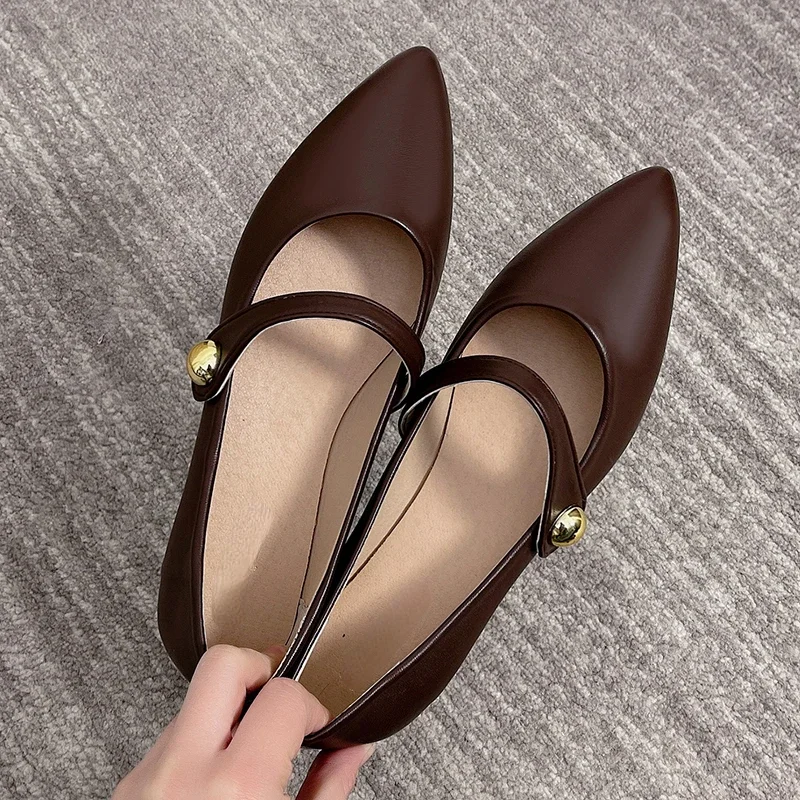 Zapatos-planos-de-piel-sint-tica-para-mujer-mocasines-informales-de ...