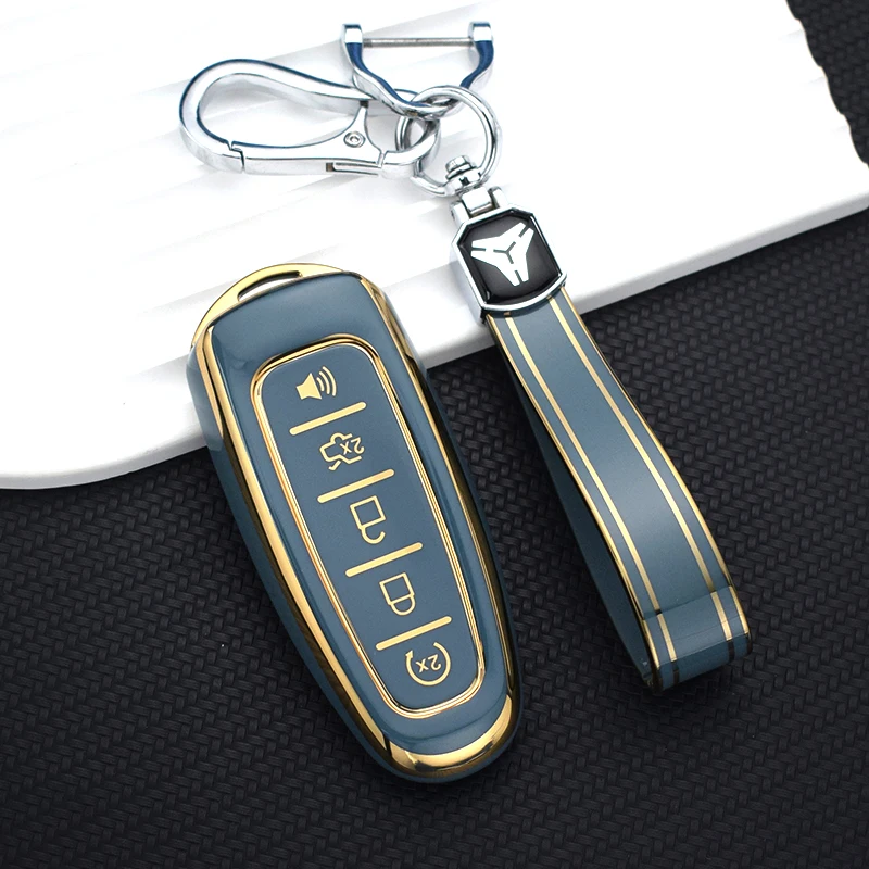 5-Button-Car-Key-Case-for-Lincoln-MKS-MKT-MKX-MKZ-Navigator-TPU-Key ...