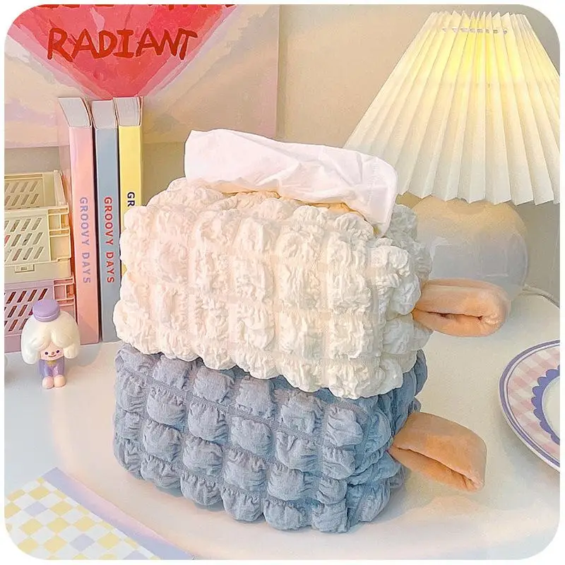 1Pc-Creative-Solid-Color-Tissue-Box-Cute-Ins-Tabletop-Tissue-Box-Living ...