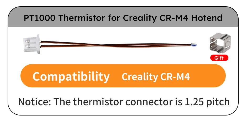 PT1000 Thermistor for CHCB-OT Hotend