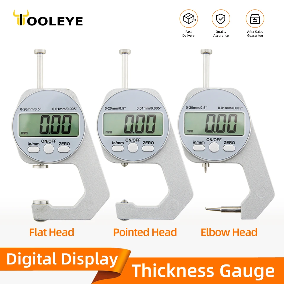 Digital-Display-Thickness-Gauge-Zinc-Alloy-Electronic-LCD-Micrometer ...