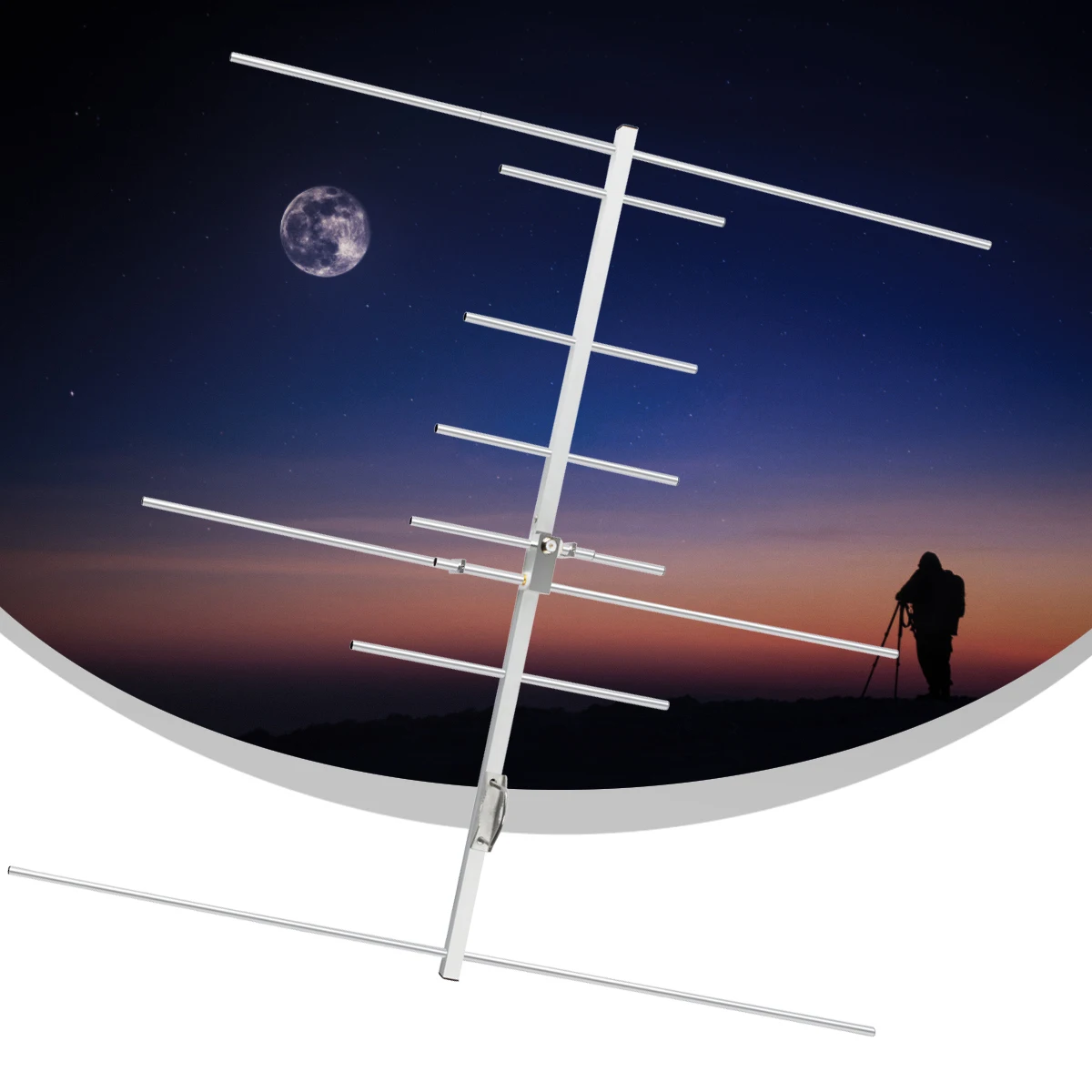 2 Meter Base Antenna DUAL BAND YAGI ANTENNA 2m 70cm VHF UHF RADIO ...