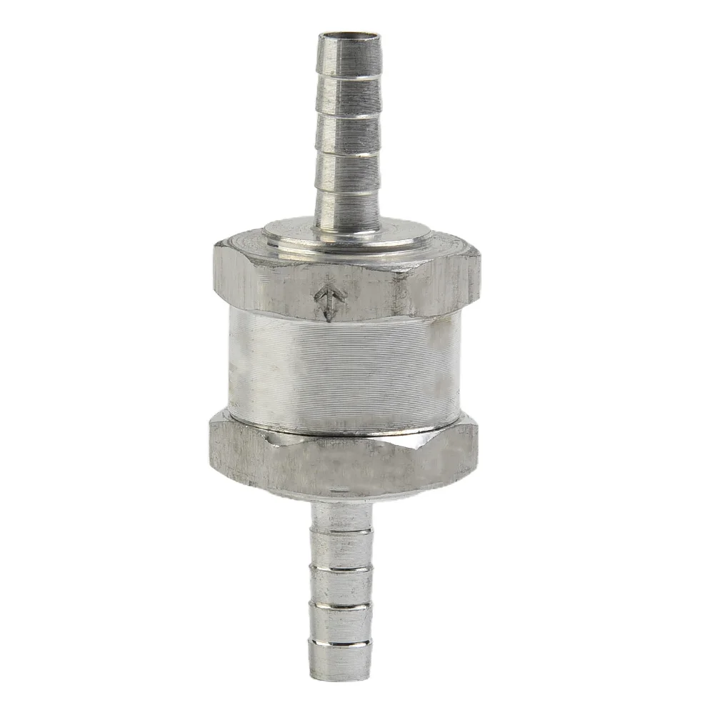 1pc-Silver-Aluminum-Check-Valve-Single-Way-Valve-For-Carburetors-And ...