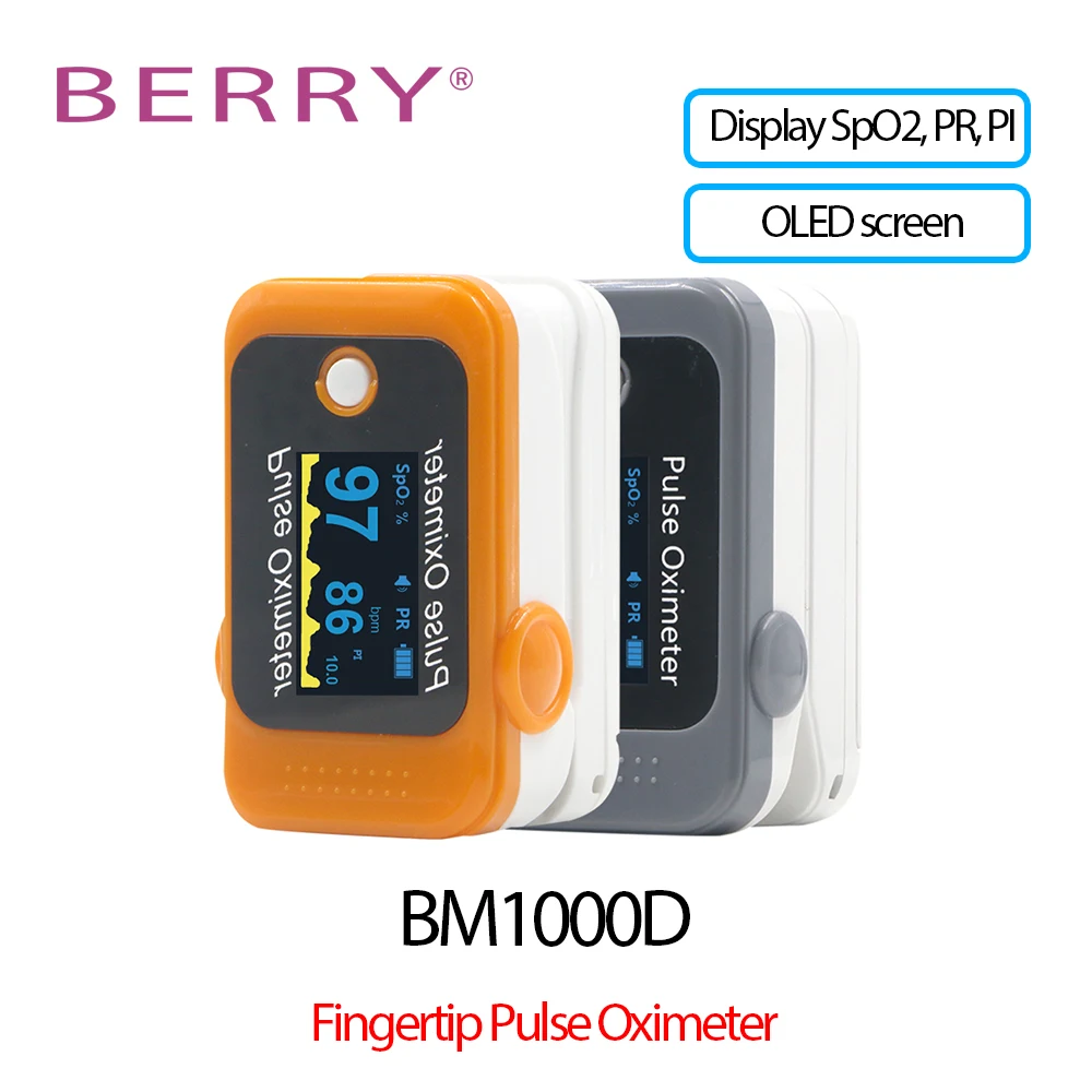 BERRY-OLED-Finger-Oximeter-Blood-Oxygen-Spo2-Pulse-Oximeter-PR ...