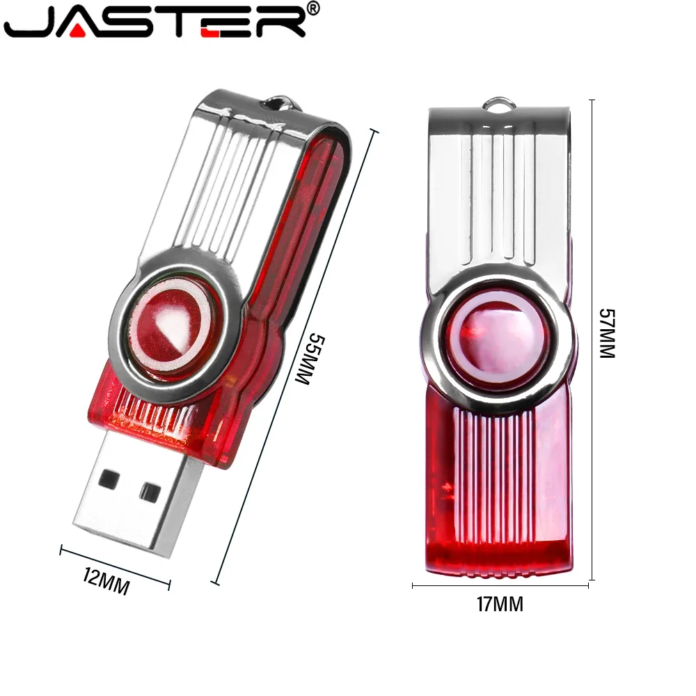 JASTER-Cool-Rotatable-USB-Flash-Drive-128GB-Free-Key-Chain-Memory-Stick ...