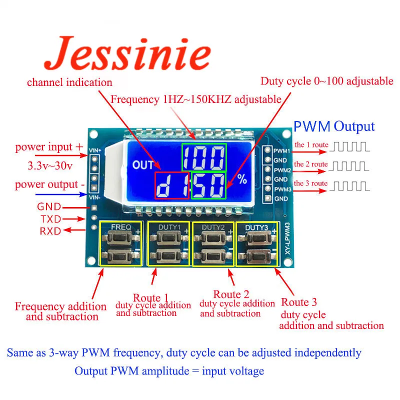 1Hz-150Khz-Signal-Generator-Module-Adjustable-PWM-Pulse-Frequency ...