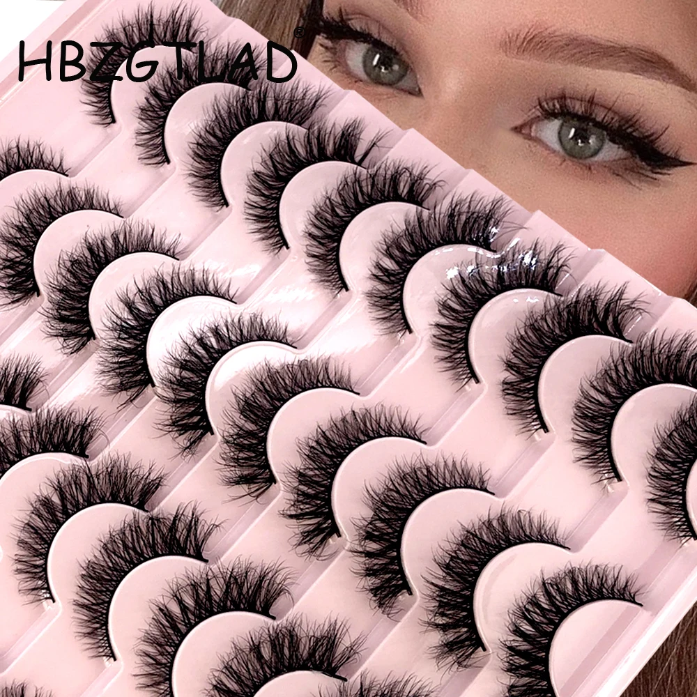 HBZGTLAD-20-pairs-3D-Mink-Eyelashes-Thick-Natural-False-Eyelashes ...