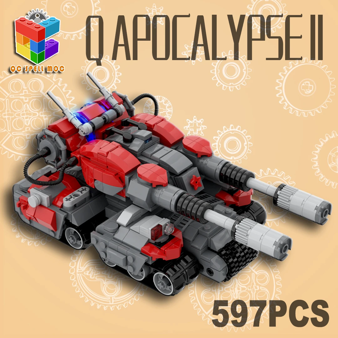 MOC 아포칼립스 탱크 소련 입자 군사 빌딩 블록, 교육용 장난감 세트, 어린이 선물| | - AliExpress