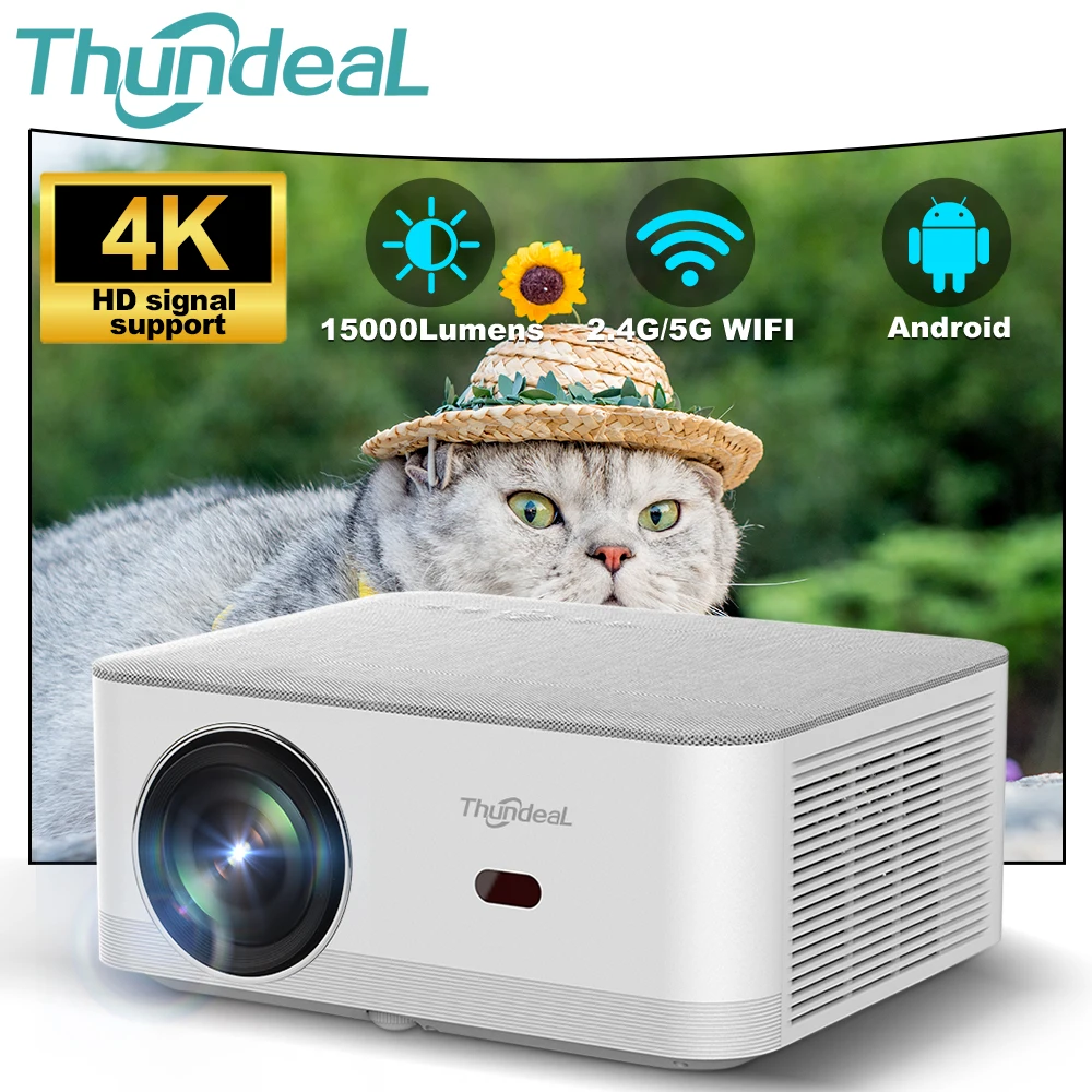 ThundeaL TD92 Pro Full HD Projector Portable Home Theater for 2K 4K ...
