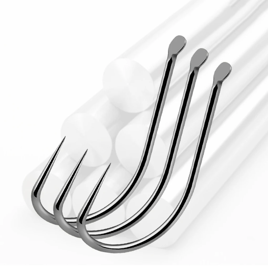 30 Pcs Titanium Alloy Hook No Barb Hardened Bait Holders Angling ...