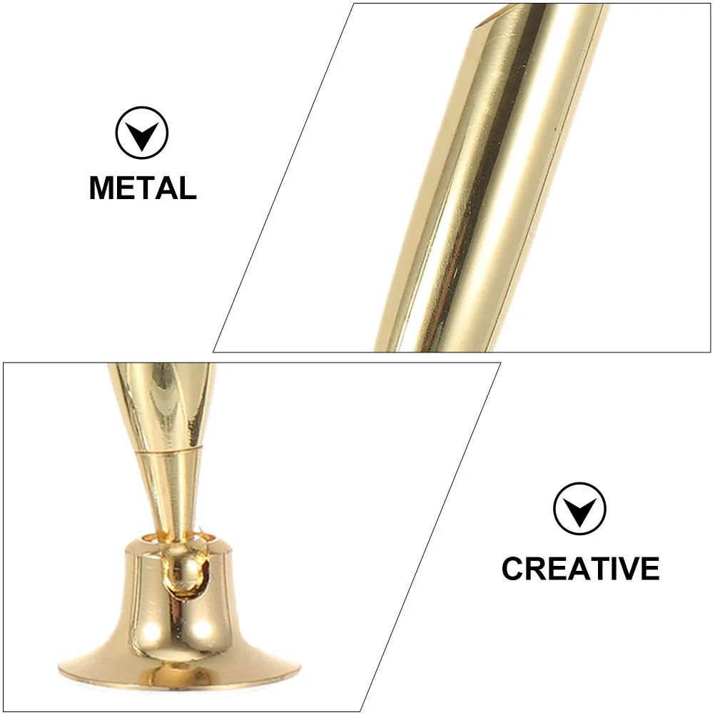 4Pcs Elegant Pen Holder for Quill and Fountain Pens Metal Retro Pen ...