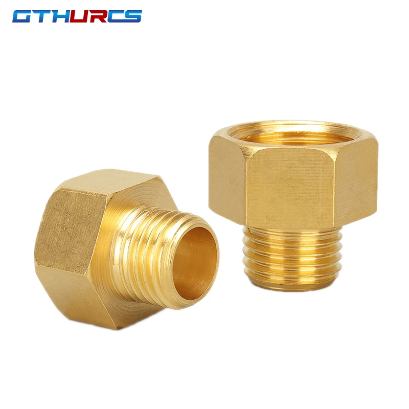 Male To Female Thread Brass Pipe Connectors Brass Coupler Adapters ...