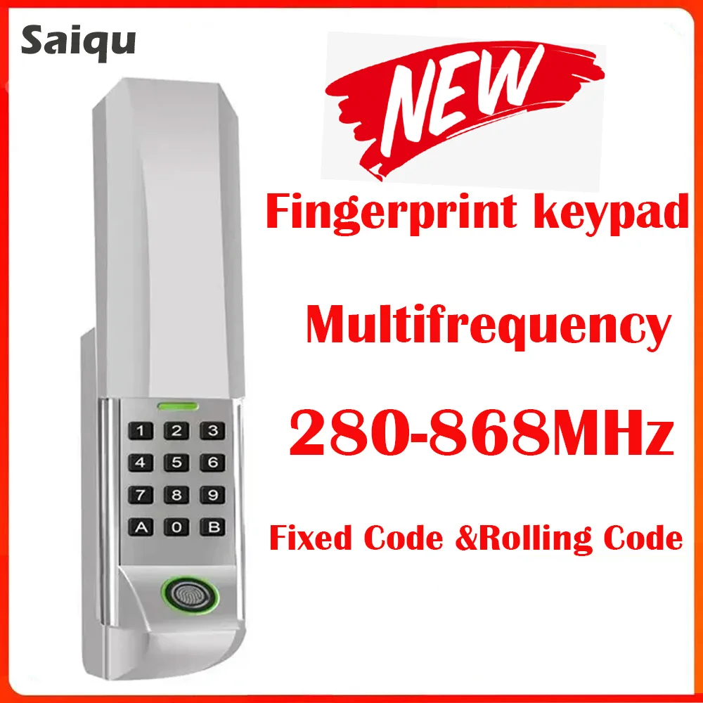 Multifrequency-Wireless-Fingerprint-Keypad-Remote-Control-Garage-Door ...