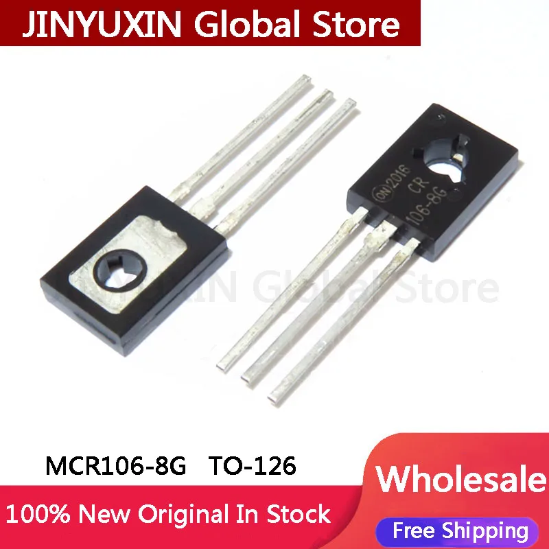 20Pcs MCR106-8G MCR106 600V 4A Triode TO-126 IC Chip in Stock Wholesale ...