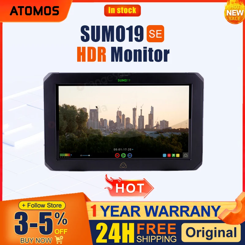 Atomos Sumo 19SE 19 HDR Monitor Recorder Switcher HDMI 2.0 Hybrid Log ...