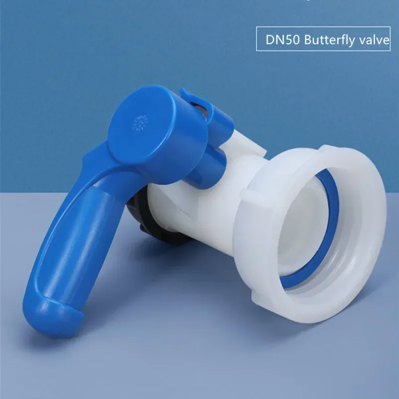 Thicken DN50 Butterfly Valve 1000L IBC Tank Connector Garden Hose ...