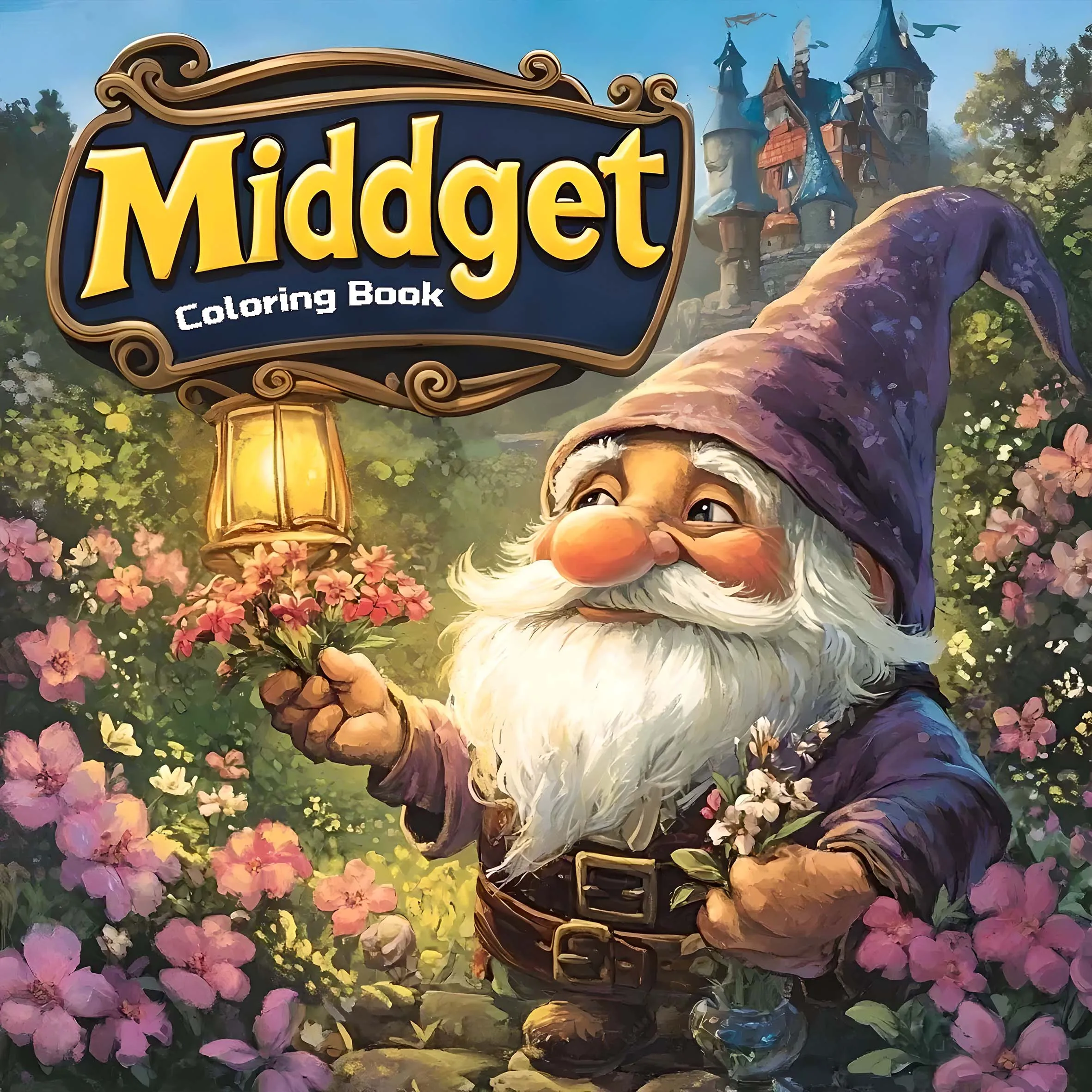 Dwarf Coloring Book For Adults And Teens Featuring Bold And Easy ...