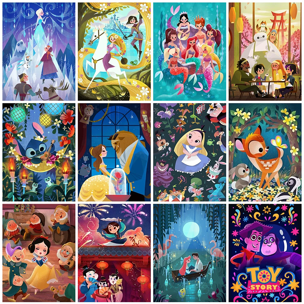 Disney-Coloring-By-Numbers-Alice-In-Wonderland-Mermaid-Drawing-Set ...