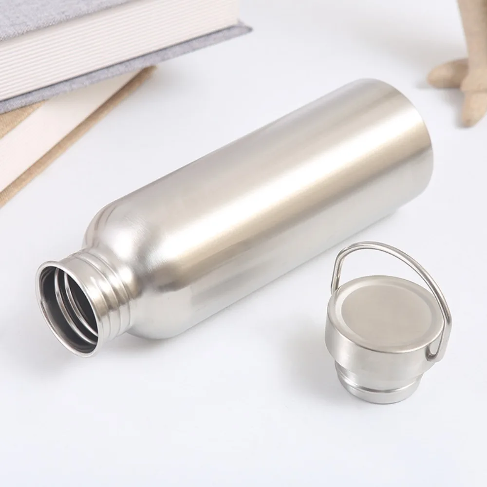 Stainless-Steel-Bicycle-Flask-with-Handle-Portable-Single-Layer-Cycling ...
